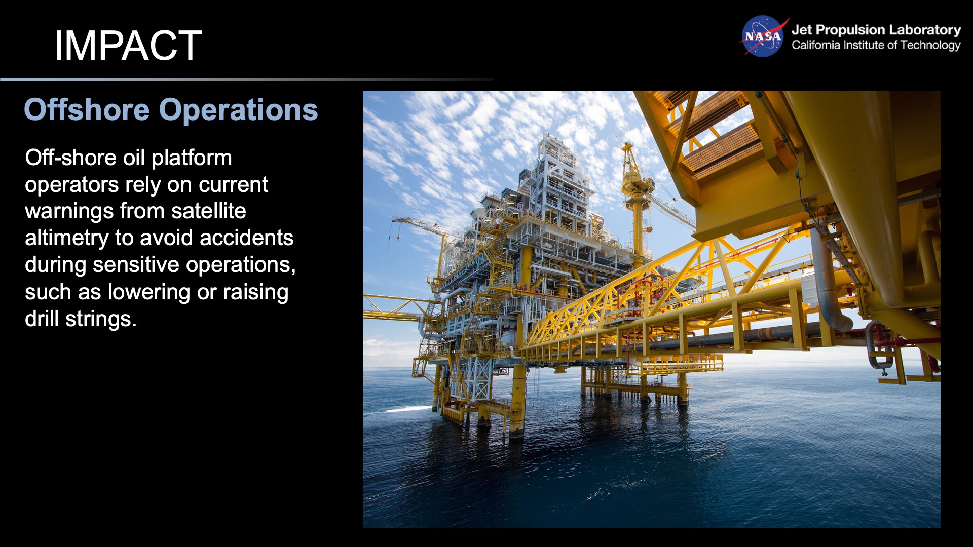 Impact - Offshore Operations | JPL Earth Science