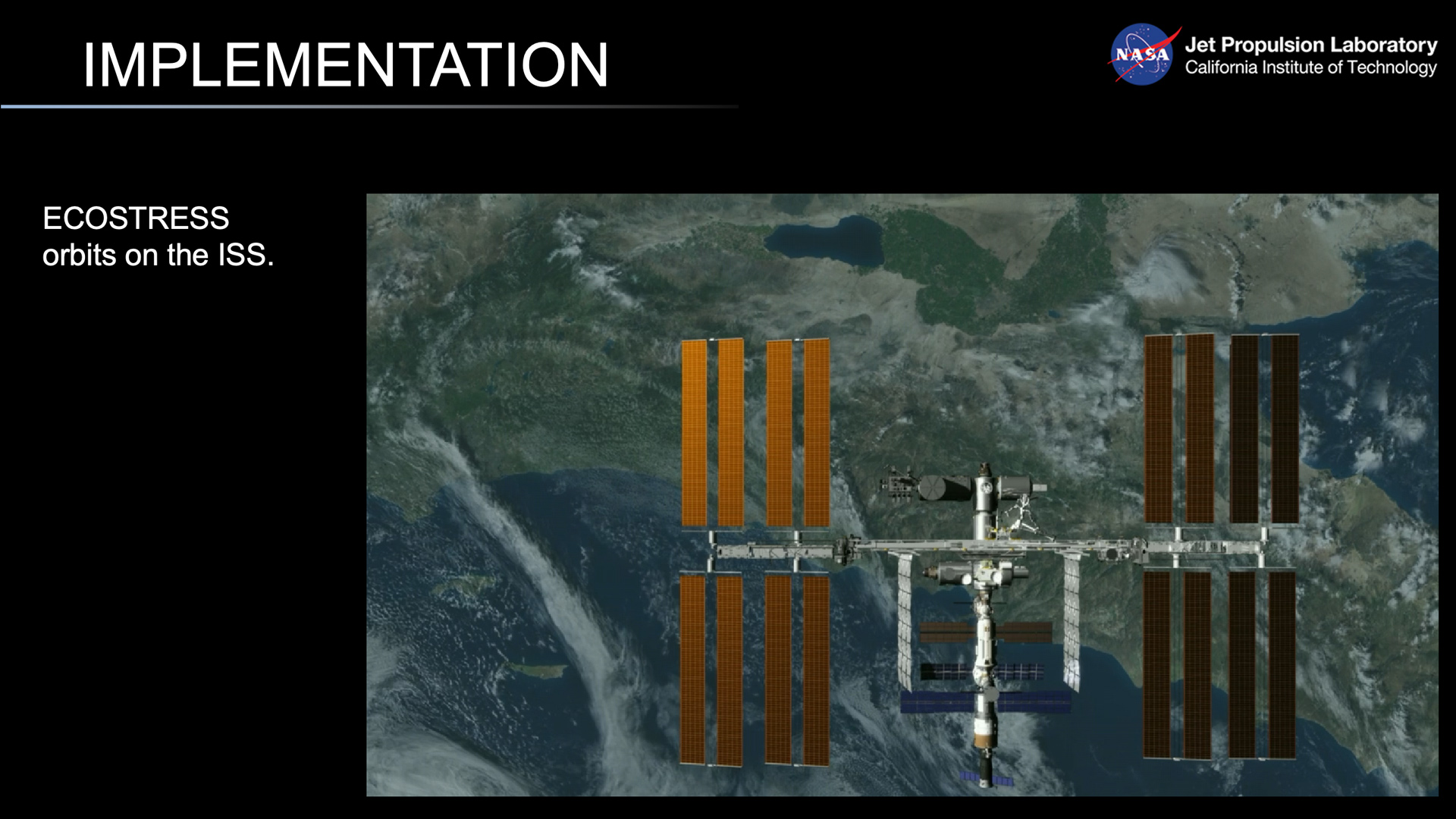 Implementation | JPL Earth Science