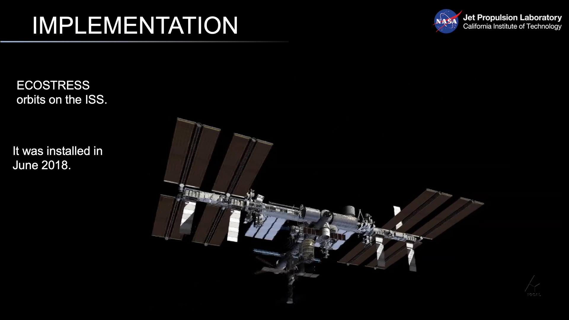 Implementation | JPL Earth Science