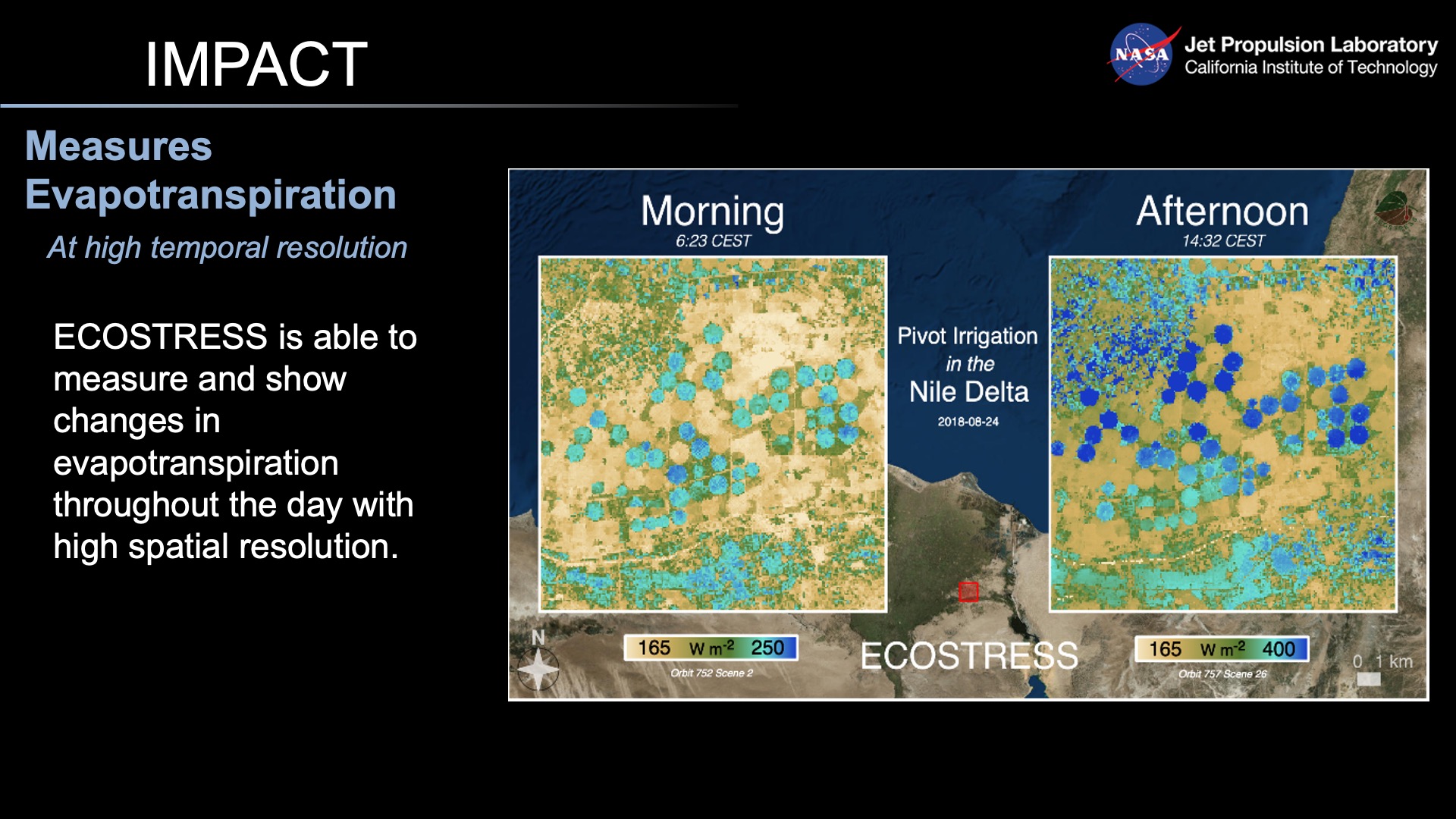 Impact - Measures Evapotranspiration at High Temporal Resolution | JPL ...