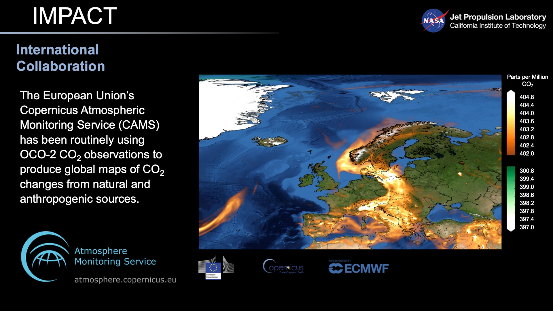 Impact - International Collaboration | JPL Earth Science